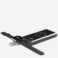 China Dual Compatibility Charging Apple Watch And Samsung Charger 2.5W 1A Output 2.5 Hours Full Charge for sale