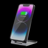 China Wireless Charging Stand Charge Metal Wireless Charger For IPhone Samsung Qi Phones for sale