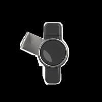 China Black Samsung Watch Wireless Charger with USB Type C And Type A Input plug for sale