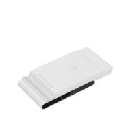 China 10W Foldable Wireless Charging Station for Smartphones Earbuds Apple Watch Overcharge Protection White/Black for sale