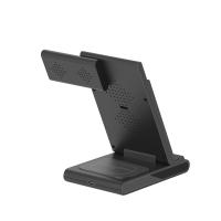 China Holes Design Folding Wireless Charger ABS PC 21W White/Black All In One Wireless Charger Stand for sale