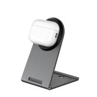 China Wireless Charging Stand Charge Metal Wireless Charger For IPhone Samsung Qi Phones for sale