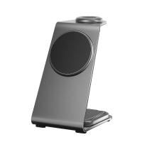 China Wireless Aluminum Alloy Charging Stand 15W PD/QC Compatible with iPhone/Samsung/Other Qi Devices for sale