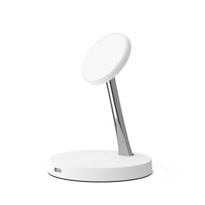 China 3 Level LED Night Light Wireless Double Charging Stand With Short Circuit Protection for sale