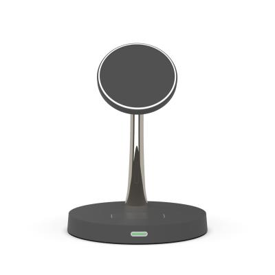 China Multifunctional TYPE C Wireless Charger White/Black 15W CE/FCC/RoHS Universal PD/QC Input for sale