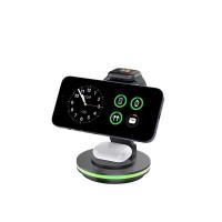 China Multifunctional 4 In 1 Wireless Charger Station White/Black/Grey/Purple PD/QC 5V/3A 9V/2A 12V/1.5A for sale