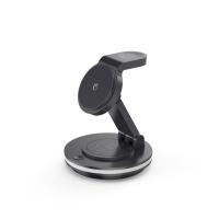 China Multifunctional 4 In 1 Wireless Charger Station White/Black/Grey/Purple PD/QC 5V/3A 9V/2A 12V/1.5A for sale