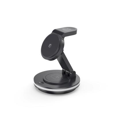 China Multifunctional 4 In 1 Wireless Charger Station White/Black/Grey/Purple PD/QC 5V/3A 9V/2A 12V/1.5A for sale