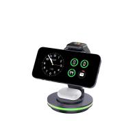 China Wireless Charging Station ABS Acrylic 4 In 1 Stand CE FCC RoHS Certified for sale