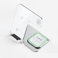 China 15W Qi Certified Aluminum Wireless Charger For IPhone/Samsung Phone for sale