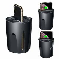 China 5V/2A Output Car Mount Qi Wireless Charger for Quick Charging for sale
