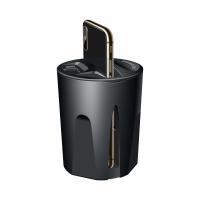 China Qi Smart Phone Car Wireless Charging With USB 5V/2A Charging for sale