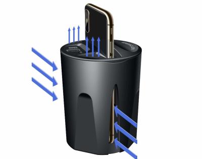 China DC 12V/2A Fast Charge Car Use Wireless Charging Pad with Package Contents for sale