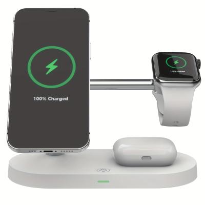 China All In One Multifunctional Wireless Charging Station With IWatch Charger Holder for sale