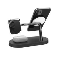 China Qi Standard Night Light Wireless Charger With Earphone And Watch Charging for sale
