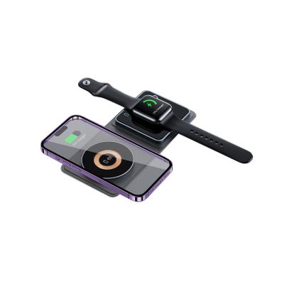 China 15W Foldable Wireless Charging Pad with Magnetic Charging Rated Output Power 20W for sale