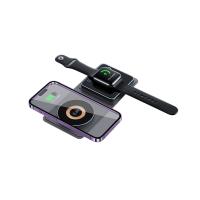 China Wireless Charging Pad High Charging Efficiency Wireless Travel Charger for sale