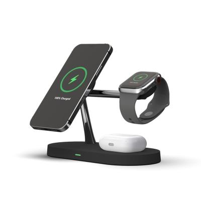 China 15W 5-in-1 Zinc Alloy Wireless Charger With Multiple Safety Protection for sale