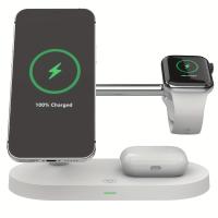 China Trending 4-in-1 Wireless Charging Station With Holder For The Oringinal IWatch Charger for sale