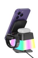 China 4-in-1 Wireless Charger For Apple Devices With Rotational Body & Foldable Top for sale
