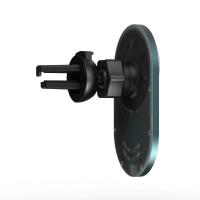 China Powerful Wireless Car Charger for Air Vent Mounting with Toughened Glass Surface for sale