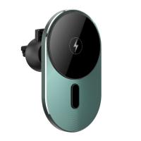 China Powerful Wireless Car Charger for Air Vent Mounting with Toughened Glass Surface for sale