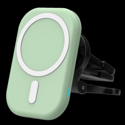 China Magnetic Absorption Car Wireless Charger 5W-15W Adaptive Charging With Safety Protection for sale