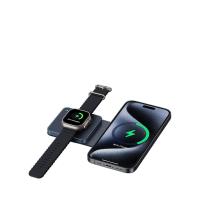 China Compact Foldable Wireless Phone Travel Charger With Strong Magnetic Attraction for sale