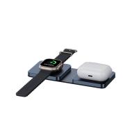 China Foldable 3-in-1 Wireless Travel Charger for iPhone/iWatch USB Type-C Charging Interface for sale