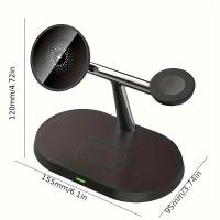 China 3-in-1 Wireless Charger For Apple Watch Earphone And Phone for sale