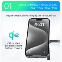 China QI2 All In 1  Magnetic 15W Fast Wireless Charger For Phone Watches Earphone for sale