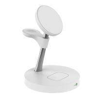 China 5 In 1 Magnetic Fast Wireless Charger For Phone Watches Earphone for sale