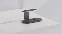 China Aluminum Alloy 3-in-1 Night Light Wireless Charger Stand with 15W/10W/7.5W 5W Output for sale