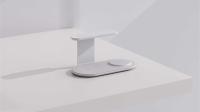 China Aluminum Alloy 3-in-1 Night Light Wireless Charger Stand with 15W/10W/7.5W 5W Output for sale