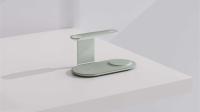 China Aluminum Alloy 3-in-1 Night Light Wireless Charger Stand with 15W/10W/7.5W 5W Output for sale
