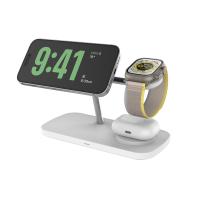 China New Generation 15W All-In-One Fast Charger Magnetic Wireless Charger With Strong Magnetic Suction Adjustable Angle for sale