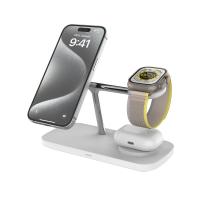 China New Generation 15W All-In-One Fast Charger Magnetic Wireless Charger With Strong Magnetic Suction Adjustable Angle for sale