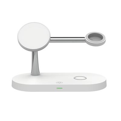 China 15W Max 4 In 1 Wireless Charger With Power Temper Lighting Full Protection for sale