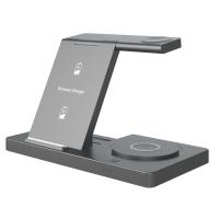 China 5 In 1 Foldable Fast Wireless Charger 15W With LED Indicating Light Accept Customized for sale