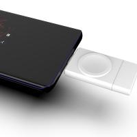 China 15g Ultra Light Watch Wireless Charger Double-side And Dual-purpose Plug for sale