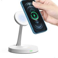 China Smart Chip All In One Wireless Charger Fast Charger 6 Saft Guarantee With 3 Gears Nigh Lamp for sale