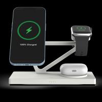 China Magnetic Wireless Charging Magnetic Charger Output 5W 7.5W 10W 15W Max Phone Output 5W 7.5W 10W 15W Size 3.9 X 3.9 X 0.4 Inches for sale