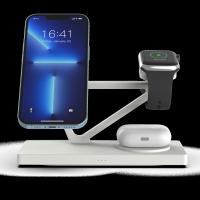 China 5 In 1 Magnetic Wireless Charging With Night Lamp 2w ABS Material White And Black for sale