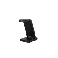 China ABS Metal Silicone Material 3-in-1 Portable Wireless Charger for Smartphones Headphones and Iwatch for sale