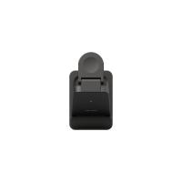 China 3 In 1 Travel Wireless Charger Black And White For Chaging Phone Iwatch Earphone ABS Metal Silicone for sale