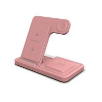 China Multifunctional Fast Folding Wireless Charger 15W For Smart Phones Earphone Iwatch for sale