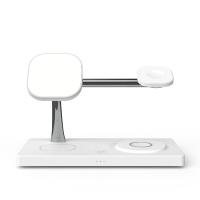 China 15W All In One Wireless Charger With Working Frequency 110-205KHz ABS Zinc Alloy for sale