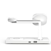 China 15W All In One Wireless Charger With Working Frequency 110-205KHz ABS Zinc Alloy for sale