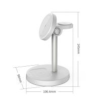 China 3w Max Headphone Charging Power Portable Wireless Charger With Type-C Input Port Abs Pc Material for sale