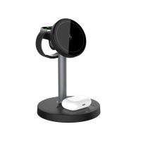 China S11 3 In 1 Wireless Charging Stand With CE/FCC/RoHS/UKCA Certificates for sale